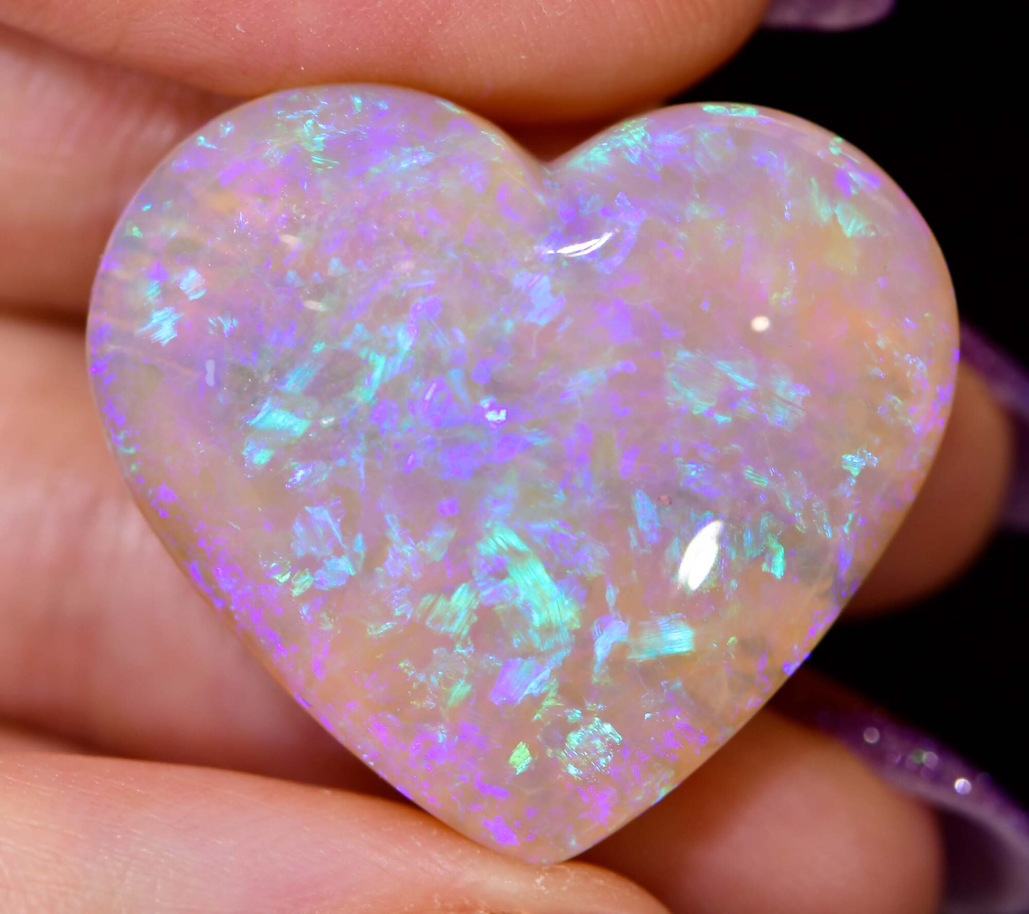 Opal Heart Stones | Heart Shaped Australian Opals