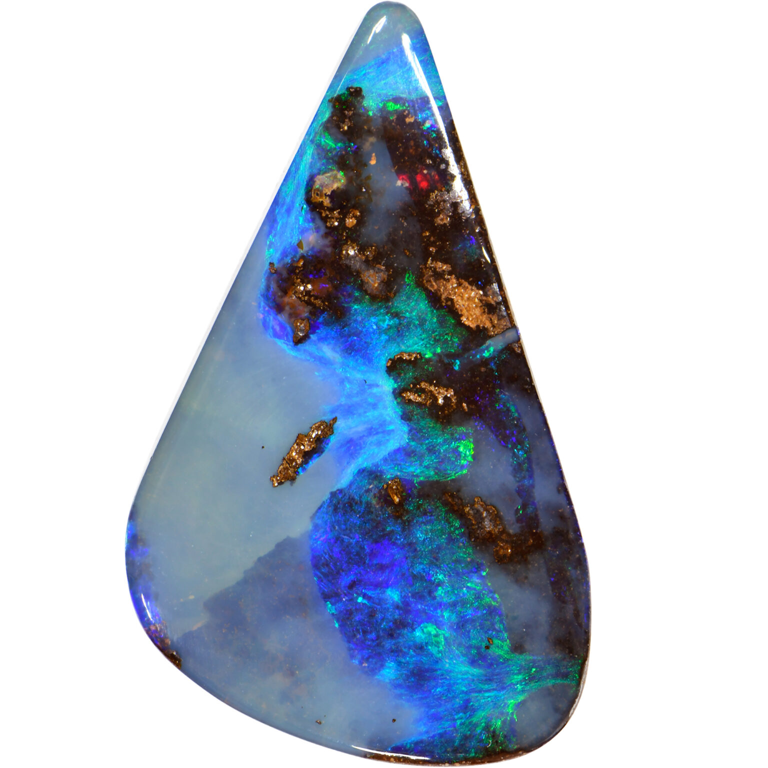 Blue Green Boulder Opal 24.87 ct