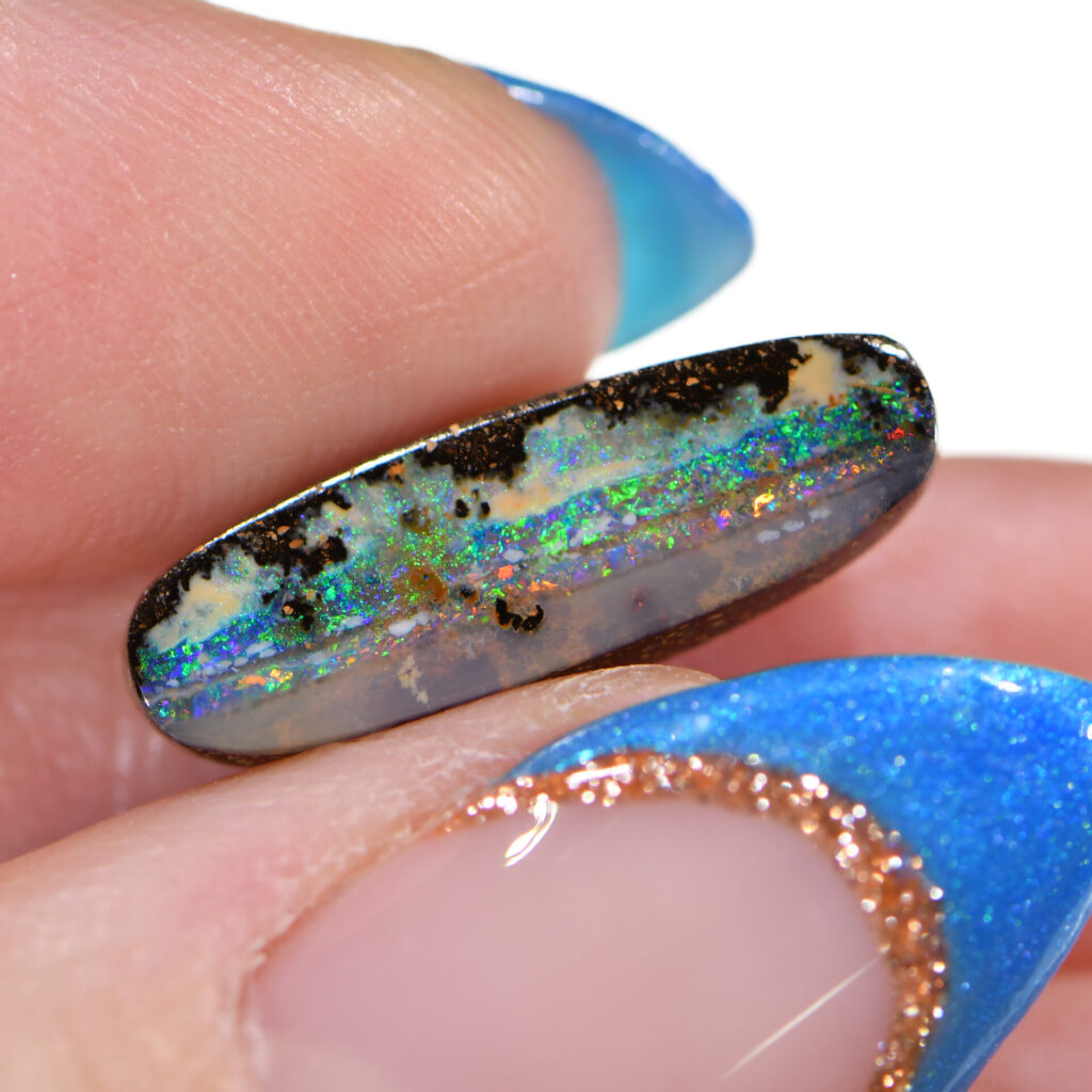 Green Boulder Opal 3.9 ct - Opal Galaxy