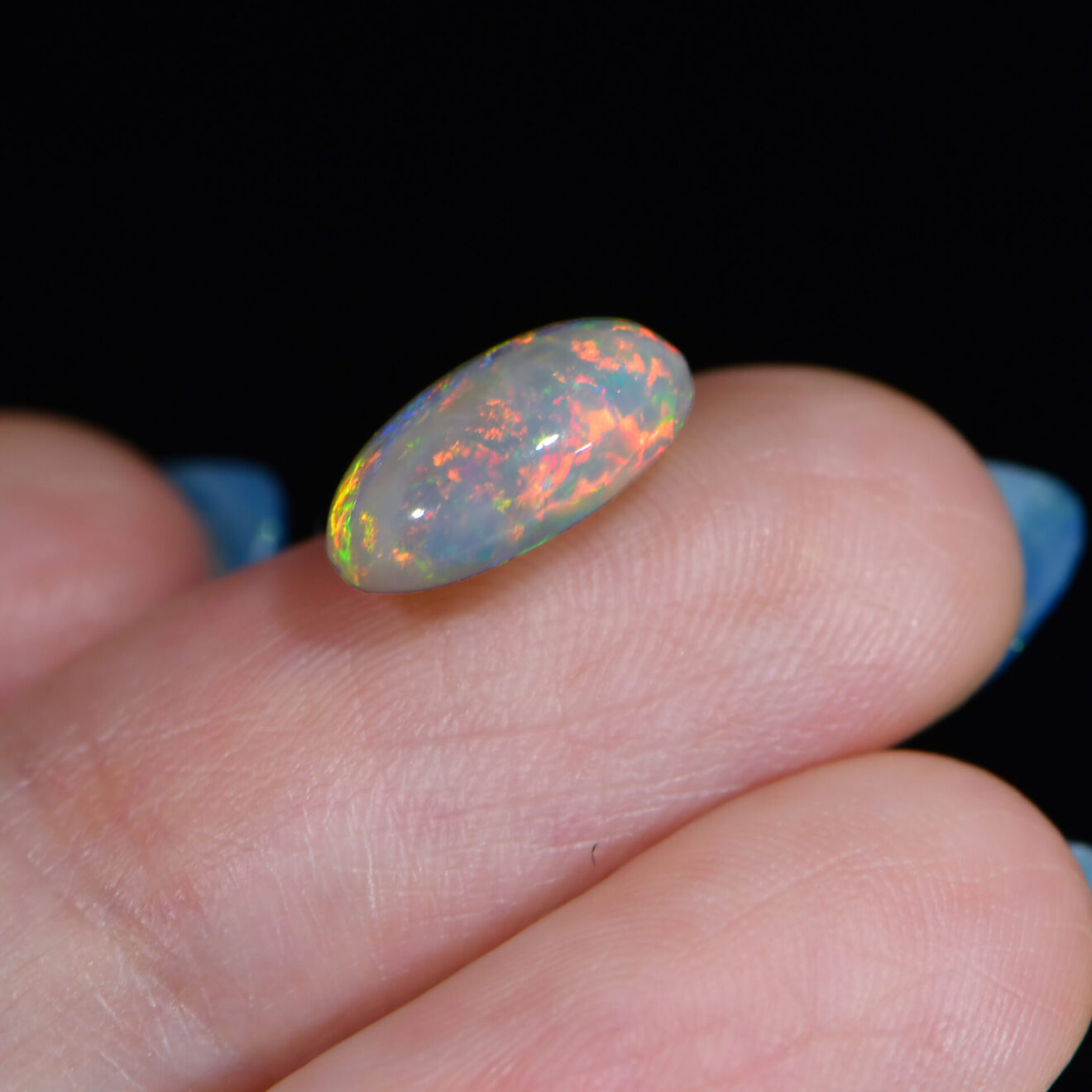 2.35ct Natural Crystal Opal Lightning Ridge | Opal Galaxy