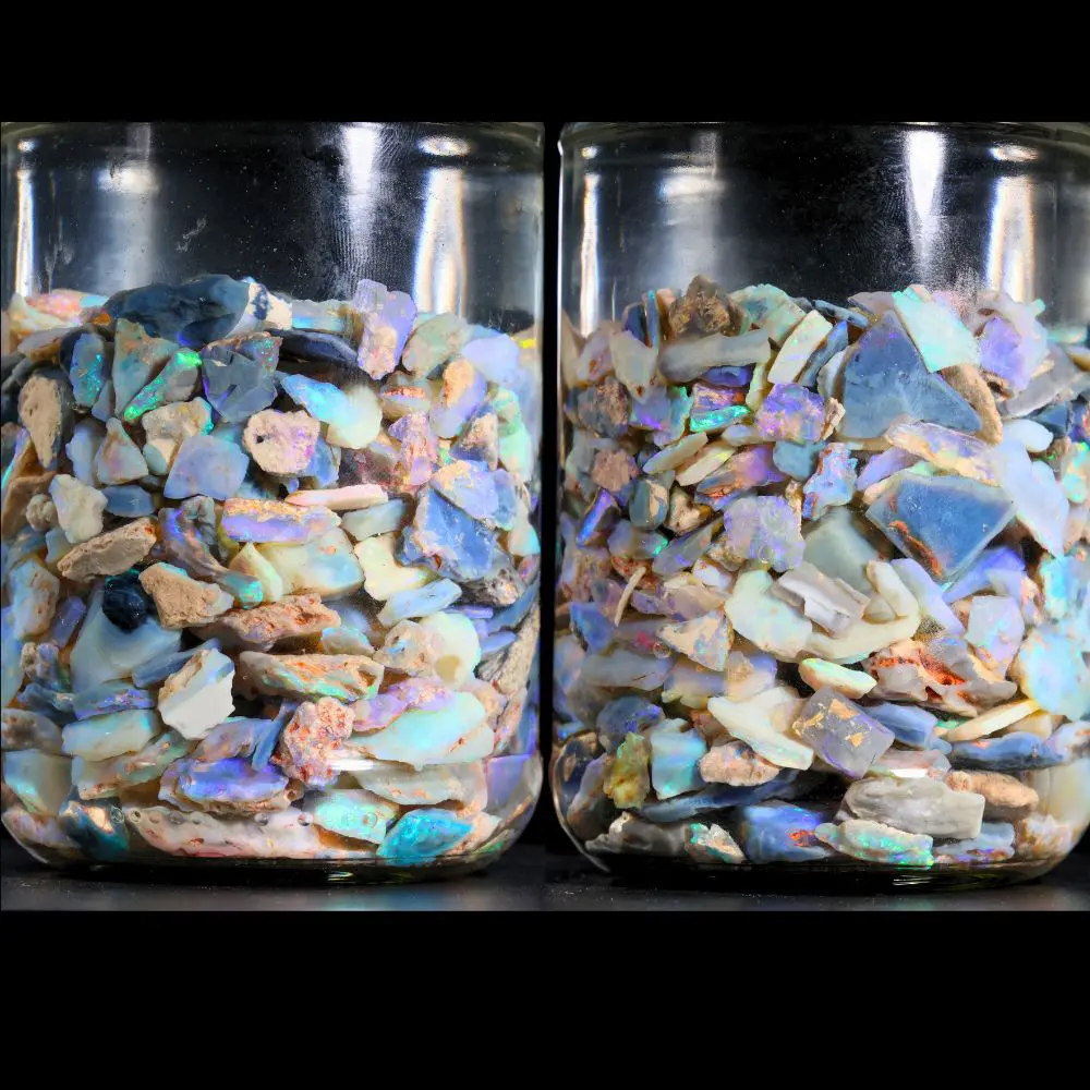 Natural Lightning Ridge Potch and Color Rough Opal Parcel 210 gram